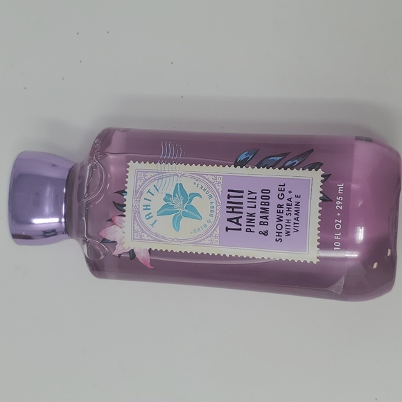 Bath And Body Works Bath And Body Bath Body Works Tahiti Pink Lily Bamboo Shower Gel W Shea